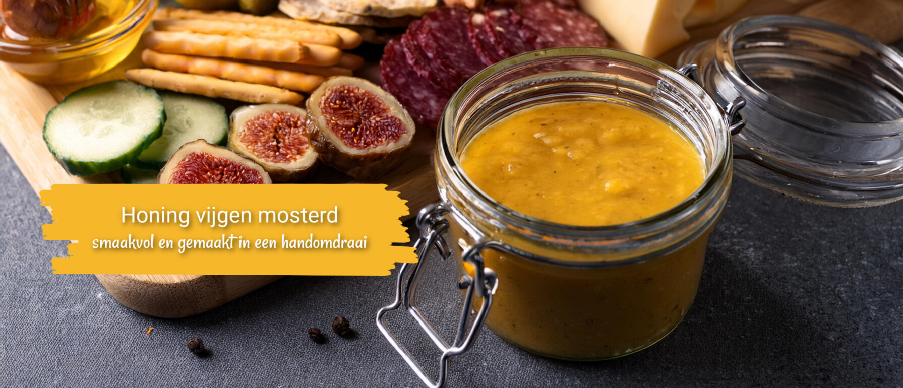 honing vijgen mosterd