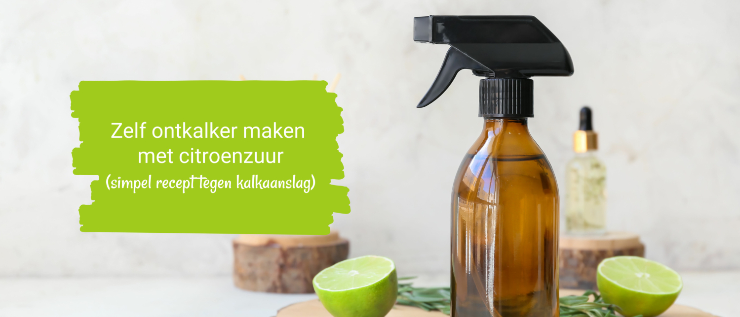 Zelf ontkalker maken met citroenzuur (simpel recept tegen kalkaanslag)