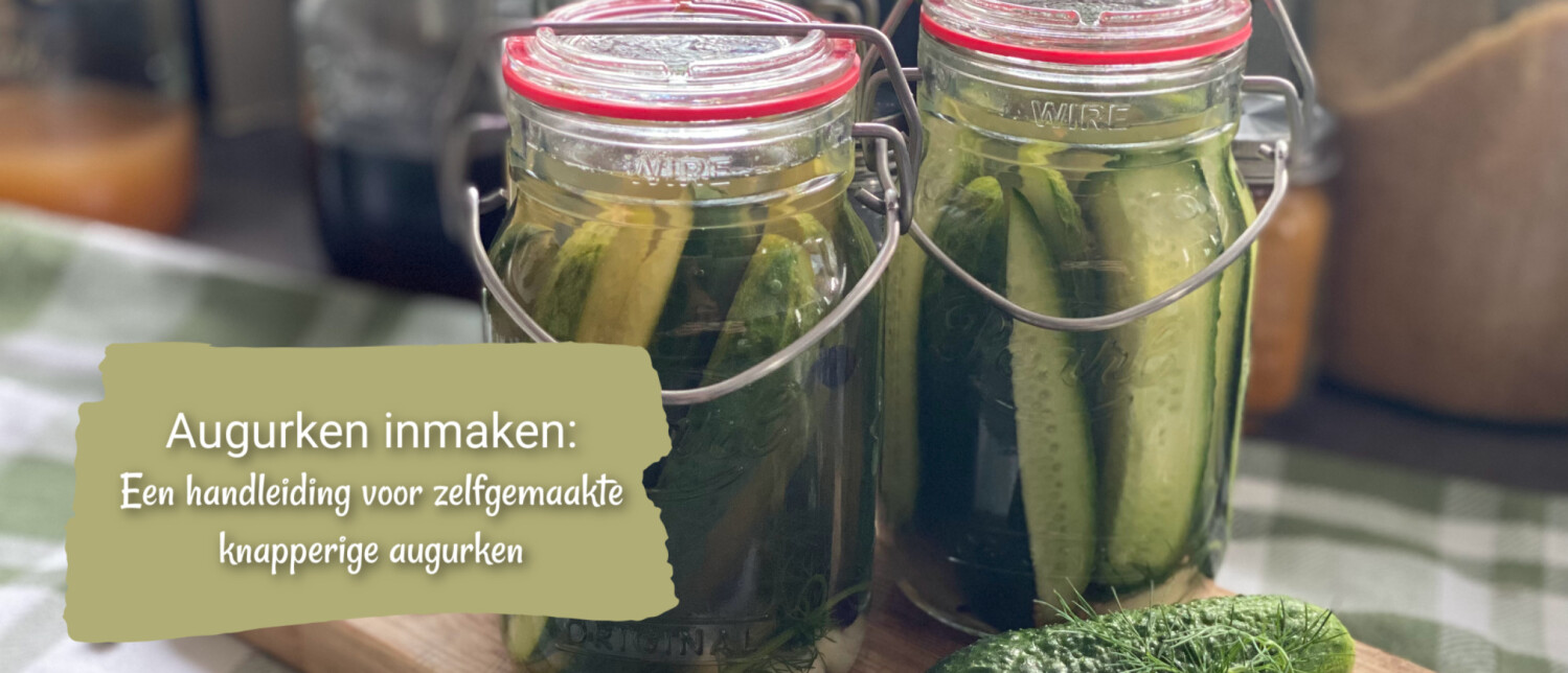 Augurken inmaken: Een handleiding voor zelfgemaakte knapperige augurken