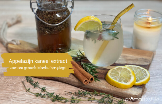 Appelazijn kaneel extract, voor een stabiele bloedsuikerspiegel