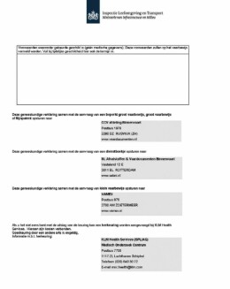 Gezondheidsverklaring vaarbewijs