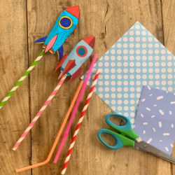 Vliegende raket knutselen