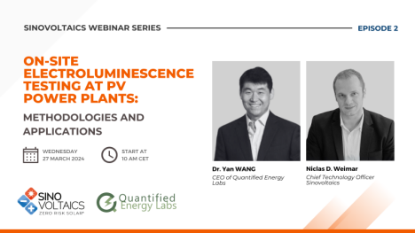 On-site EL Testing of Solar Modules at Solar Power Plant