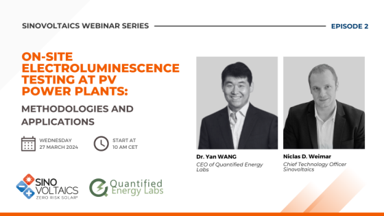 On-site EL Testing of Solar Modules at Solar Power Plant