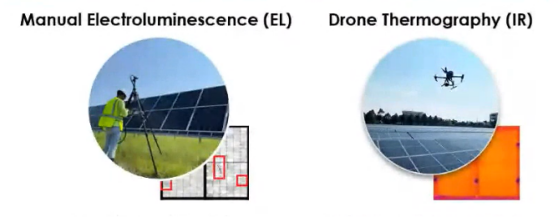 On-site EL Testing of Solar Modules at Solar Power Plant