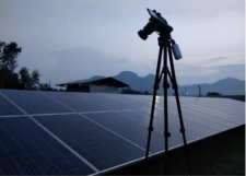 On-site EL Testing of Solar Modules at Solar Power Plant