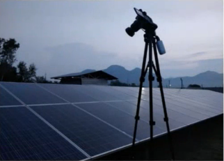 On-site EL Testing of Solar Modules at Solar Power Plant