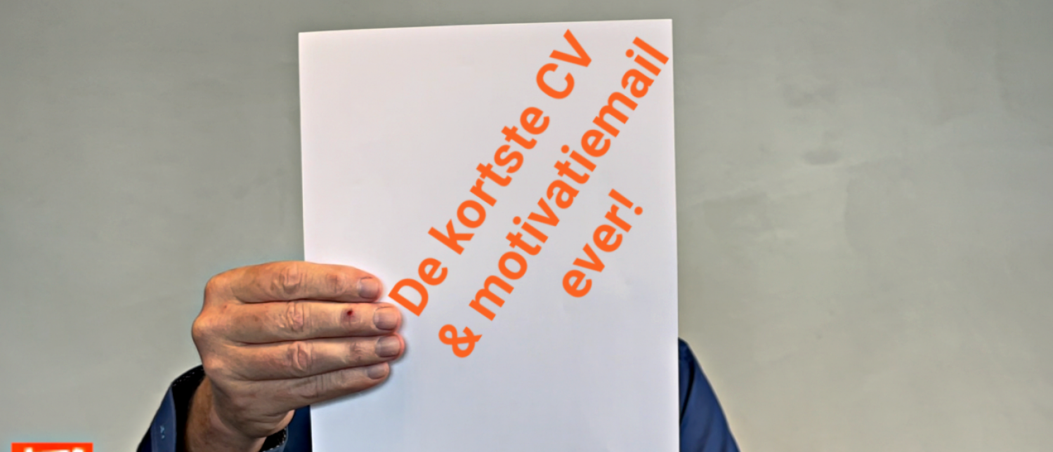 De krachtigste, kortste CV en Motivatiebrief ever