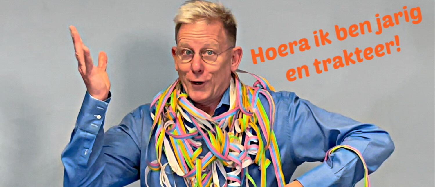 Hoera ik ben jarig en trakteer!