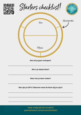 Starters checklist