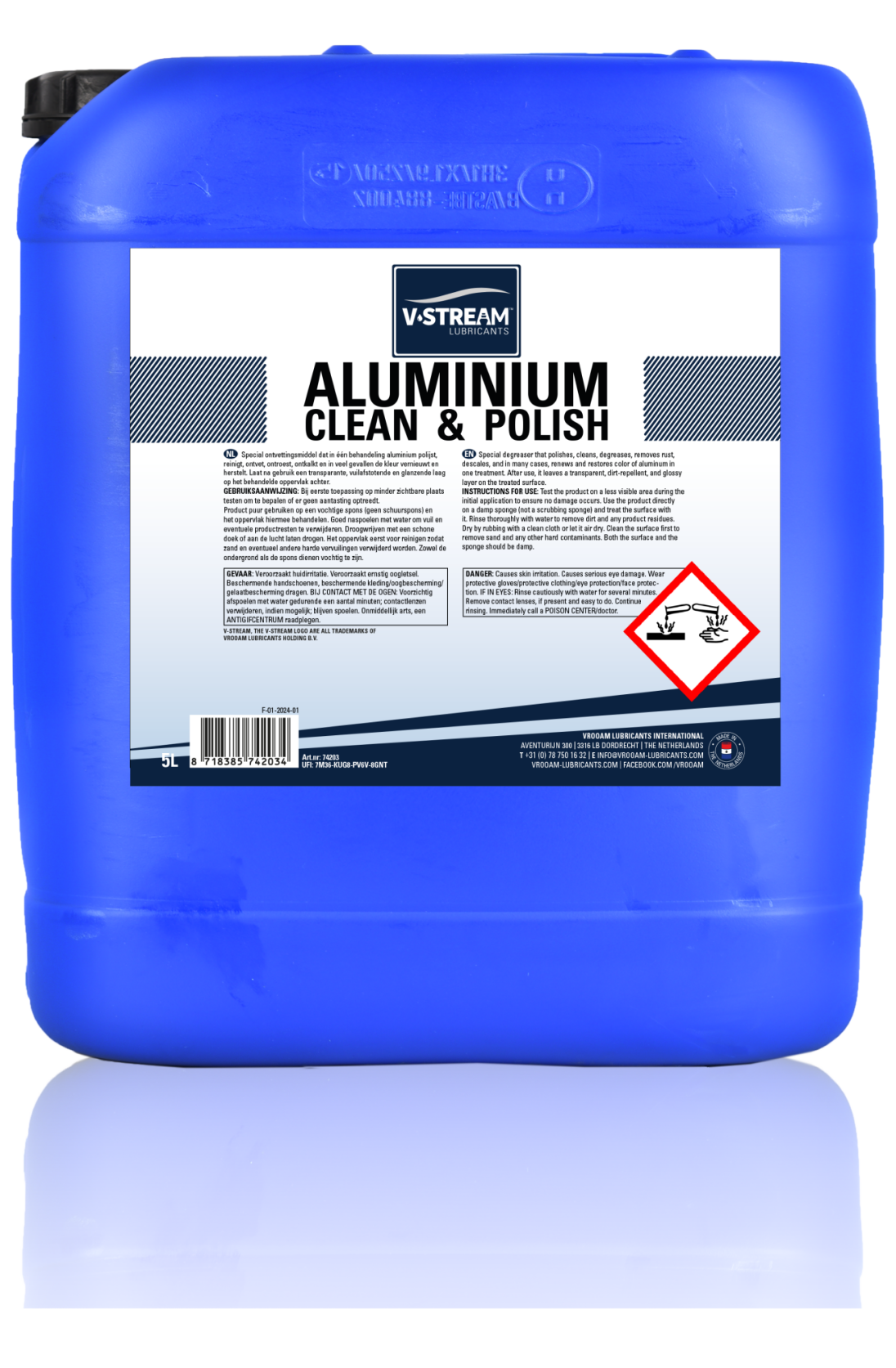 The V-STREAM ALUMINIUM CLEAN & POLISH is a special degreaser that ...
