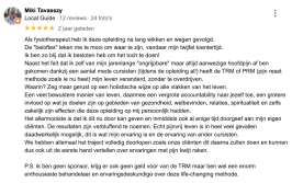 De (oude) officiële pagina van de Pijn Reset Methode