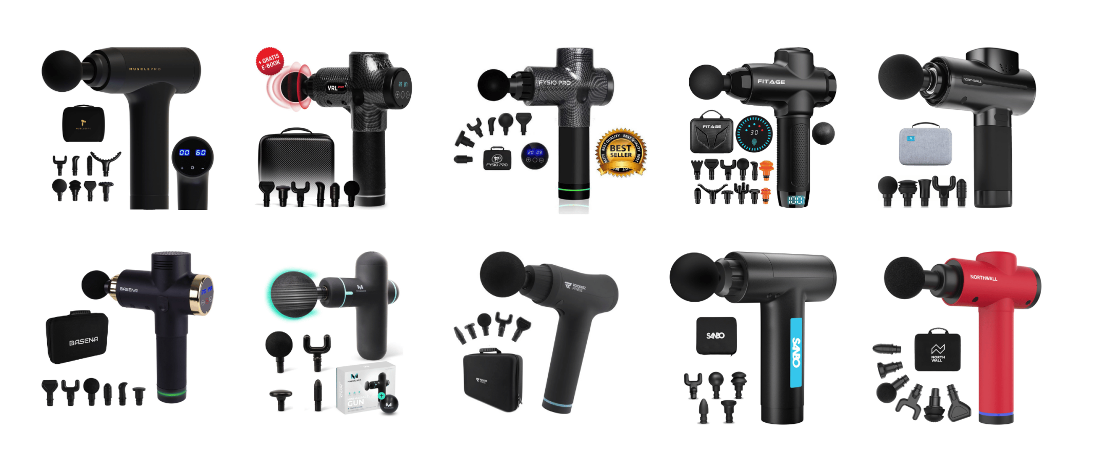 Beste massage gun 2025 (Top 12) | Slaapmanieren