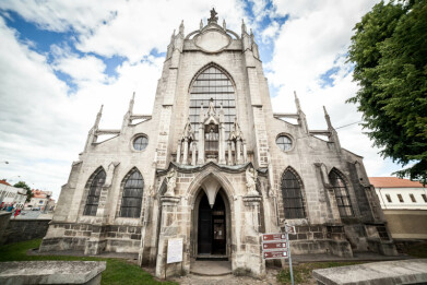 Het Ossuarium van Sedlec bij Kutna Hora, Tsjechië