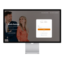Inloggen bij online platform Studio Restore