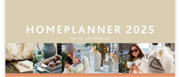 Homeplanner 2025 - Voor een overzichtelijk jaar - De HuishoudCoach
