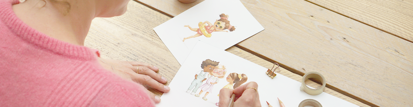 Learn to draw with the online drawing courses of Inge's Illustrations