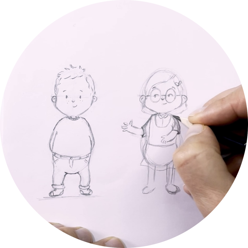 Learn to draw cute characters