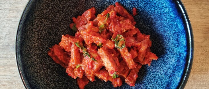 Sambal Goreng Tahu recept (Indonesische tofu curry)