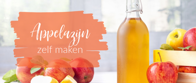 Appelazijn, zelf maken van appelschillen. Gezond voor huid en haar.