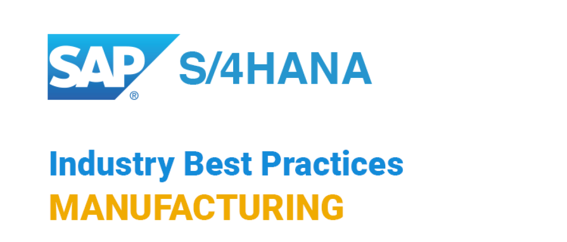 Overview Manufacturing Scope Items of S/4HANA