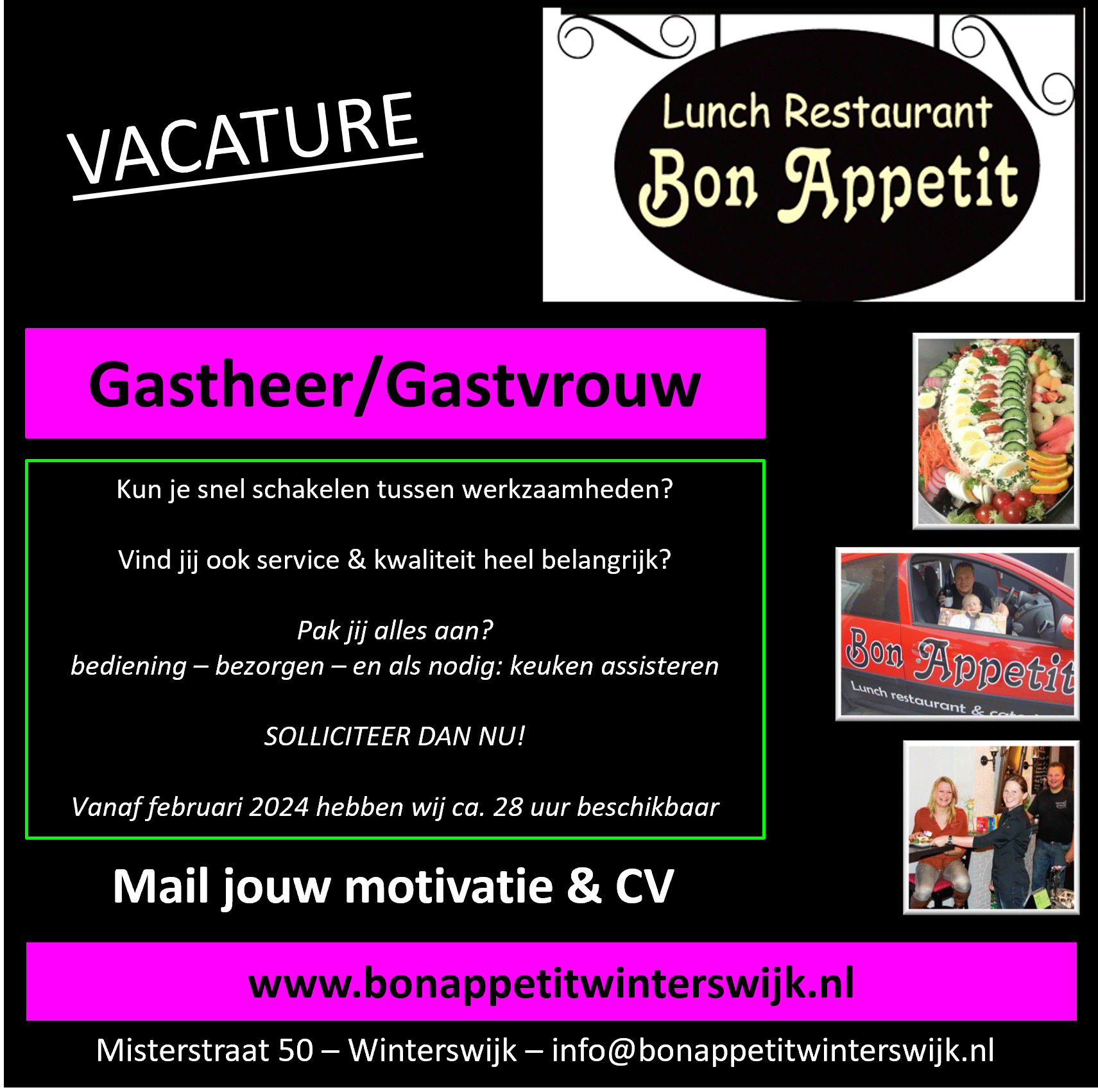 Lunch Room Bon Appetit Winterswijk | Lunch, catering, bezorging & meer