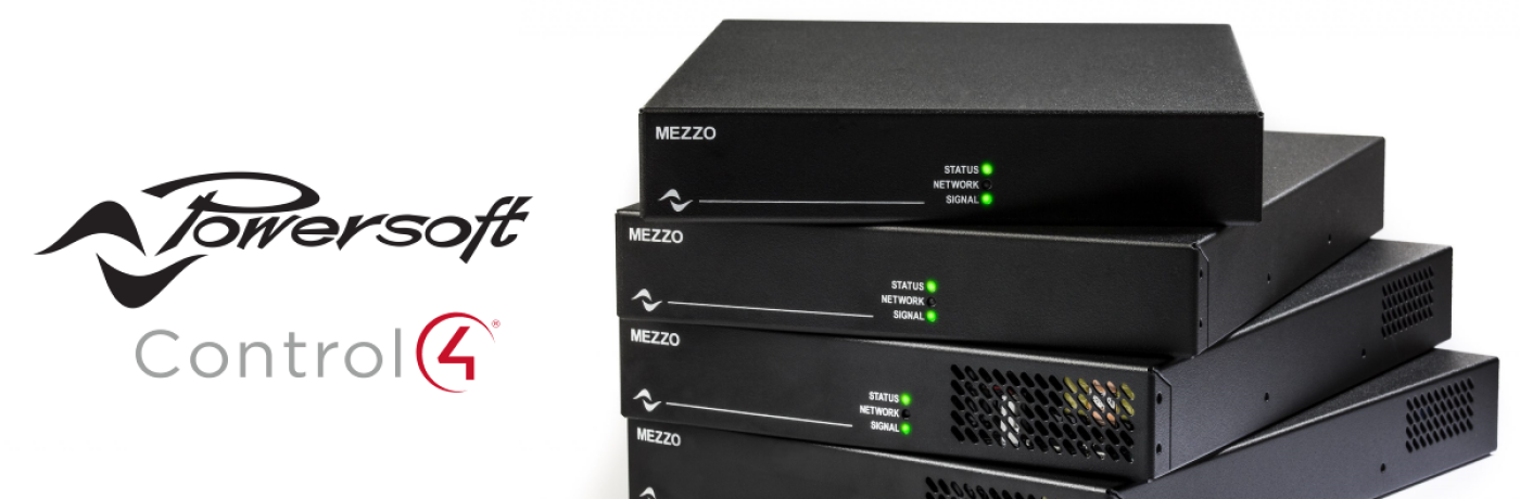 Control4 plugin voor Powersoft Mezzo