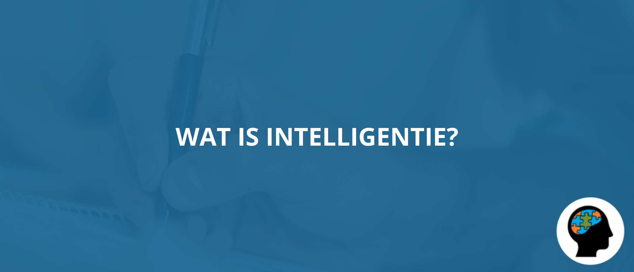 Wat is Intelligentie?|Een Goede Voorbereiding is de Halve Baan!