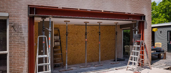 Oplegging stalen balk metselwerk, hoe werkt dat?