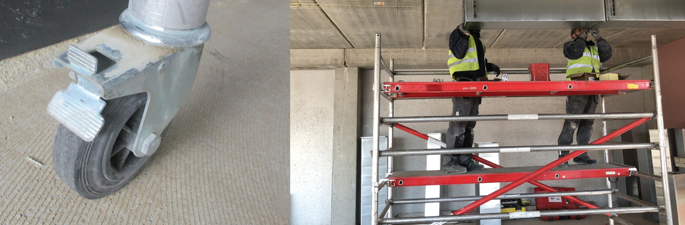 ROLSTELLING - veilig werken op wieltjes