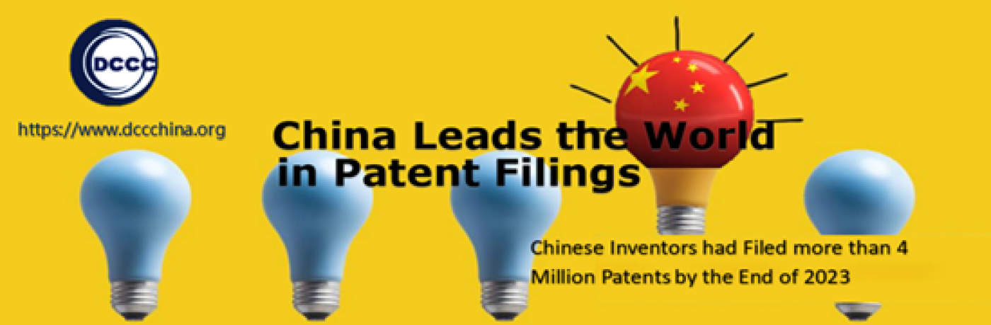 China leads the world in patent fillings and has the most patents