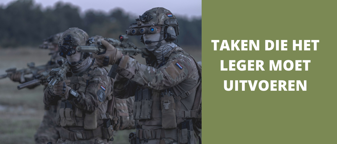 Taken die het leger uit moet voeren