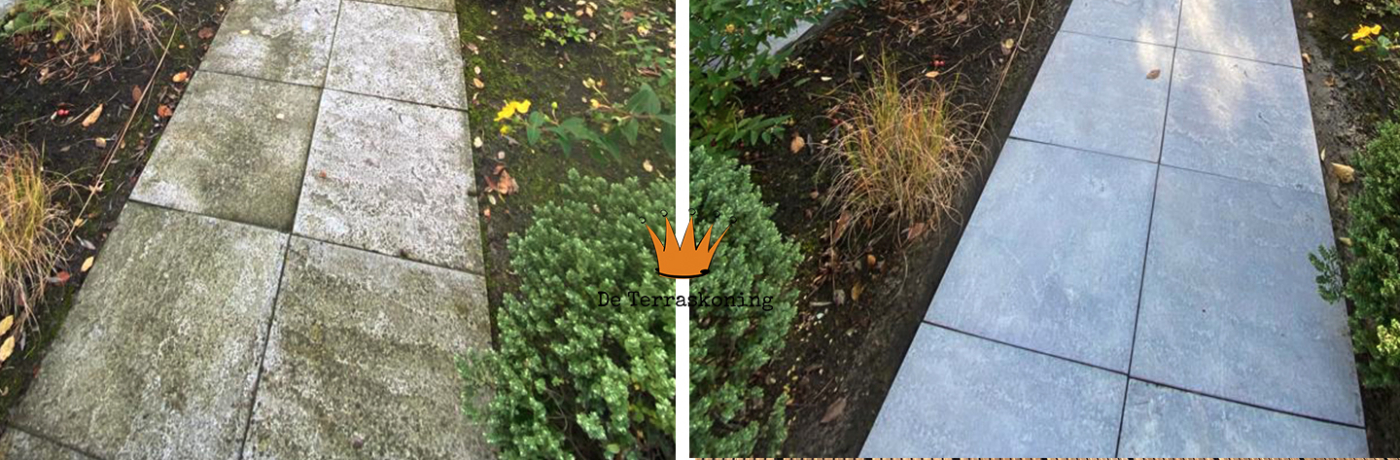 Stoep schoonmaken zonder schade? De beste methode!