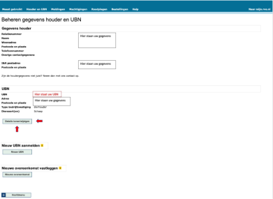 Handleiding: Dierlocatie UBN paarden registeren - ik heb al een UBN ...
