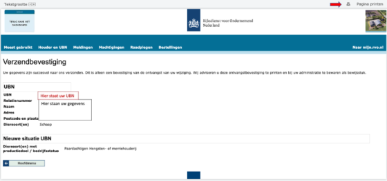 Handleiding: Dierlocatie UBN paarden registeren - ik heb al een UBN ...