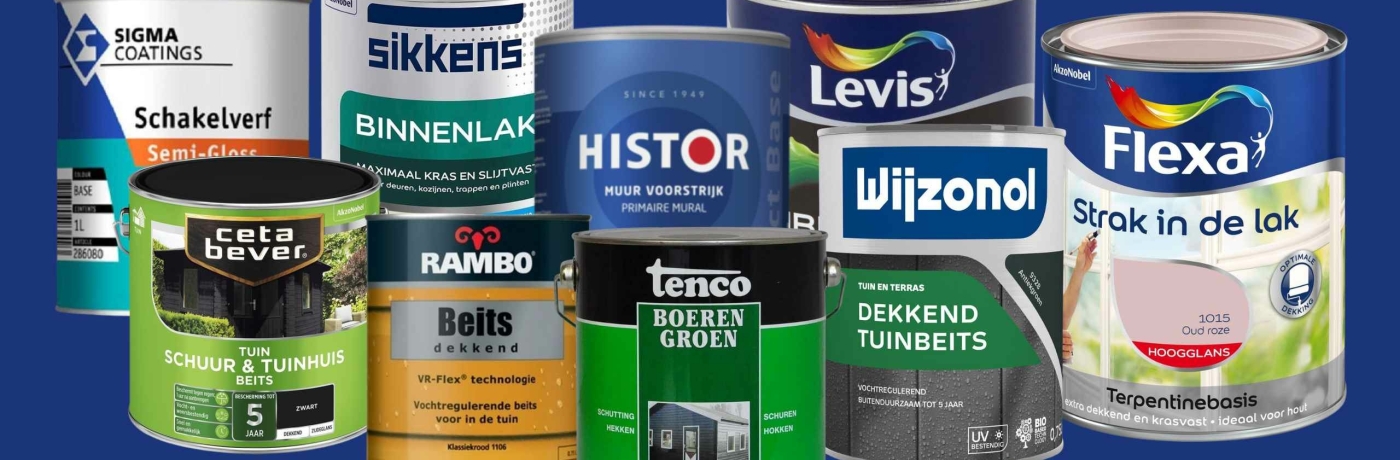 Productsoverzicht Meest Toonaangevende Verfmerken - Geregeld24