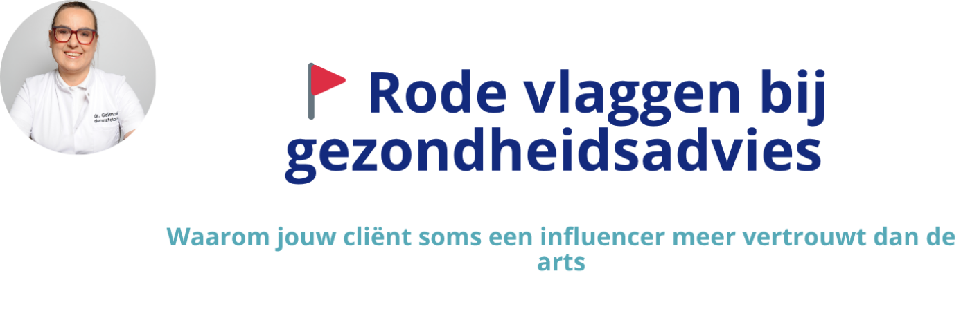 Rode vlaggen bij gezondheidsadvies – zo herken je misleiding