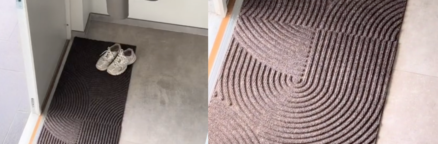 De viral deurmat van Jysk: nóg mooier dan de Aldi-deurmat!