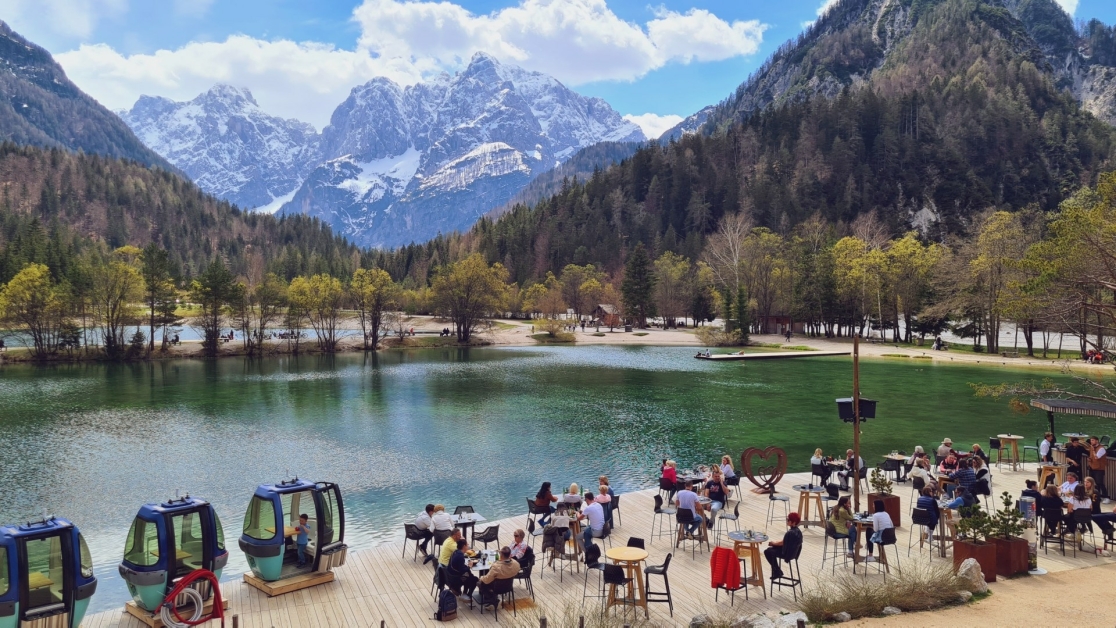Jasna Chalet Resort, Kranjska Gora, Lake Jasna, Slovenië