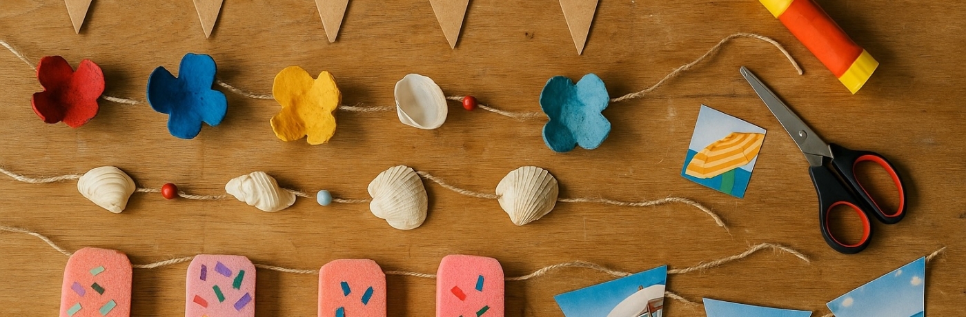 Zelf slingers maken – 5 knutsel ideeën met spullen van thuis