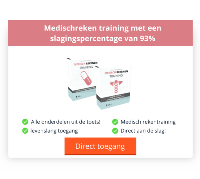 Dosering medicatie berekenen