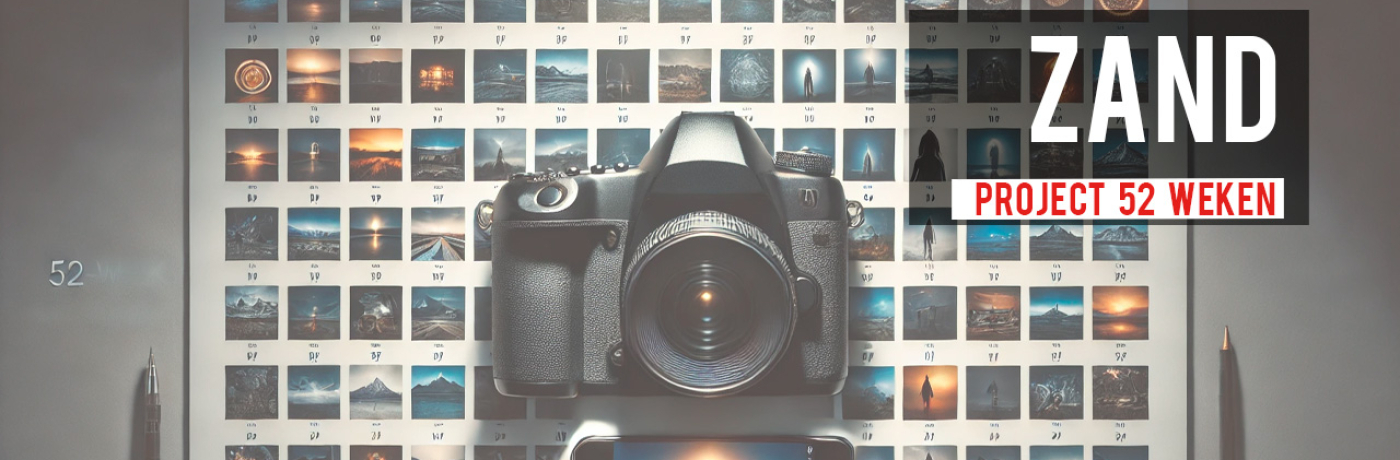 Project 52 weekthema zand – met unieke fotografietechnieken en setupfoto’s