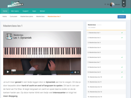 Piano Cursus