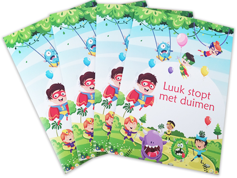 Stoppen met duimen hoesjes voor kinderen