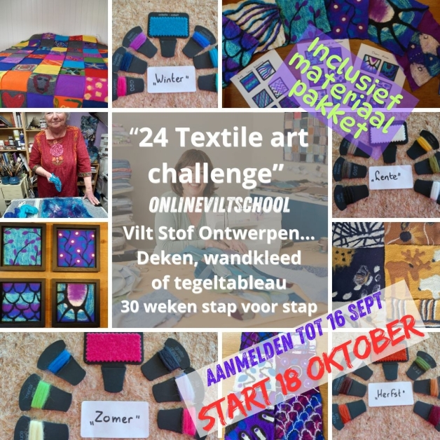 24 Textile art challenge