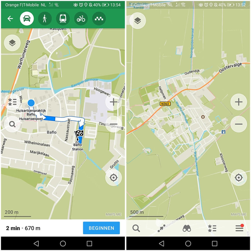 Maps.me: de gratis offline navigatieapp voor wandelaars