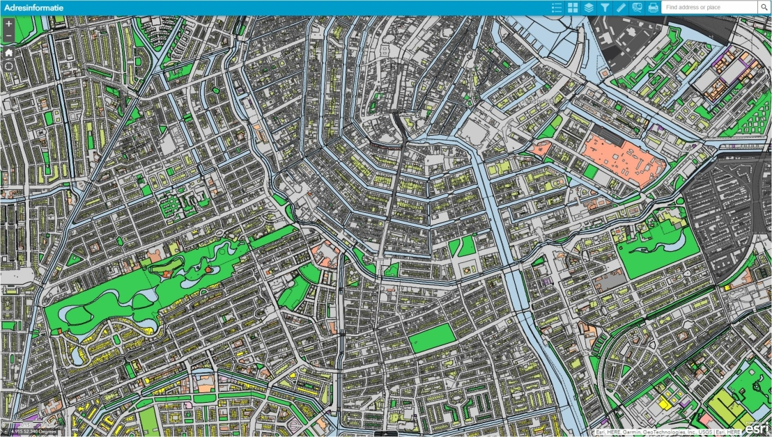 Zoeken, vinden en analyseren van locaties