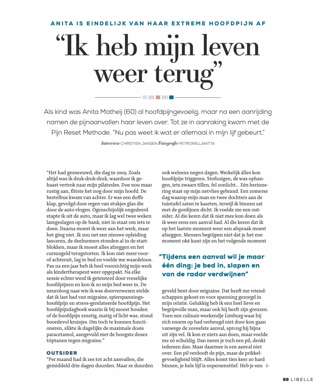 Ervaar de Pijn Reset Methode - De Oplossing voor Pijn!