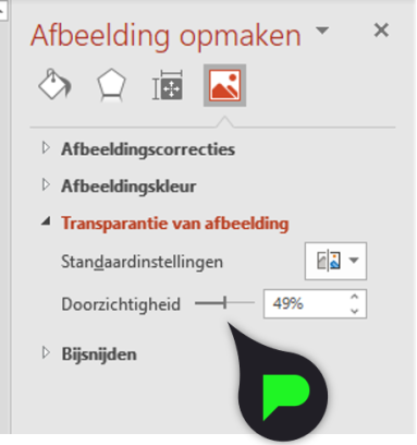 Afbeelding transparant maken in PowerPoint - PPT Solutions