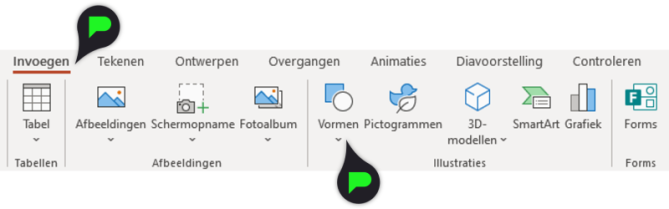 Gebogen pijl in PowerPoint - PPT Solutions